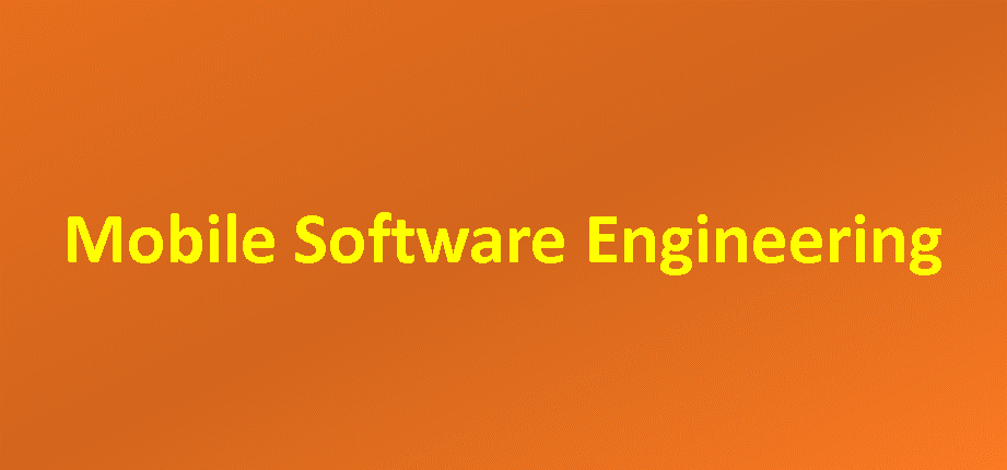 Mobile Software Engineering IGNOU MCA – Aviyal Presentations