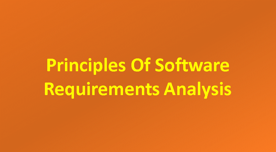 Principles Of Software Requirements Analysis IGNOU MCA – Aviyal ...